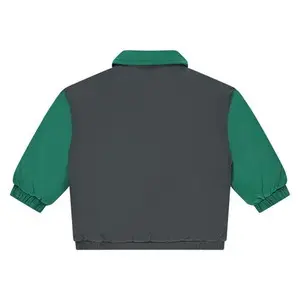 BABYFACE Color-block Nylon Bomber Jacket