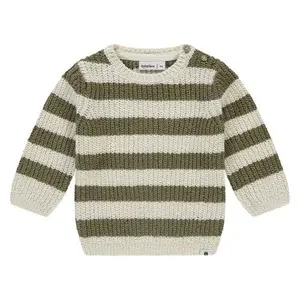 BABYFACE Stripe Knit Crewneck Sweater