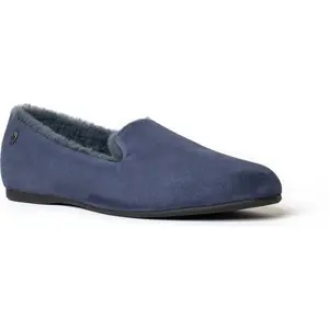 MAVE & CHEZ Audrey Classic Loafer - Navy Suede