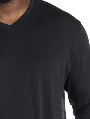 Robert Barakett Big & Tall Georgia Long-sleeve V-neck T-shirt