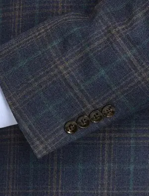 TALLIA Big & Tall Plaid Sport Coat