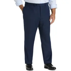 JV REFLEX Big & Tall Classic Suit Pants - Navy
