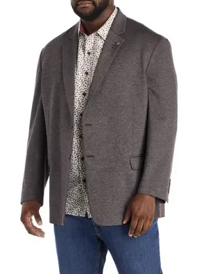 SYNRGY BY DXL Big & Tall Jacket-relaxer Knit Sport Coat
