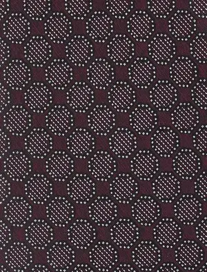 Michael Kors Geometric Necktie - Burgundy