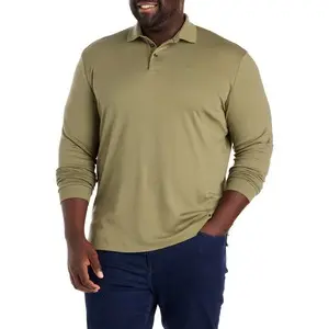 BOSS Big & Tall Pado Long-sleeve Polo Shirt