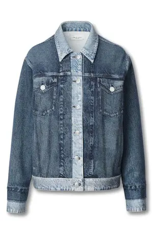 Rag & Bone Miramar Terry Trucker Jacket - Dublin