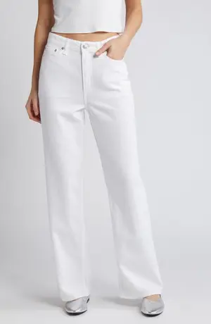 Rag & Bone Featherweight Logan Wide Leg Jeans