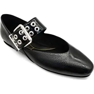 KENNETH COLE Marcella Mary Jane Flat - Black Patent
