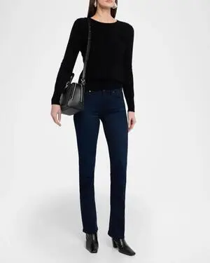 Paige Anessa Wide-leg Coated Jeans - Apres