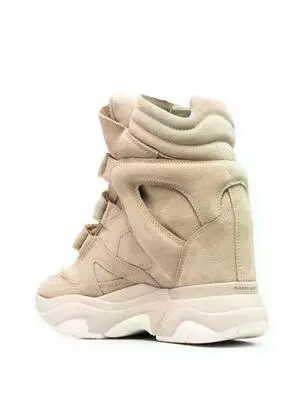 Isabel Marant Étoile Balskee Leather Sneakers - Neutrals