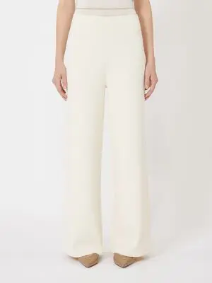 Max Mara Viscose Crêpe Knit Trousers