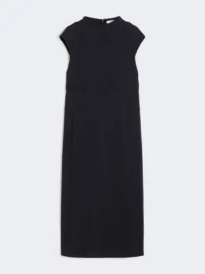 Max Mara Scuba Jersey Sheath Midi Dress