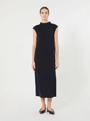 Max Mara Scuba Jersey Sheath Midi Dress