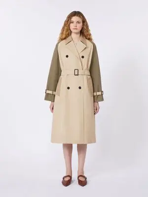Max Mara Reversible Water-repellent Gabardine Trench Coat - Beige