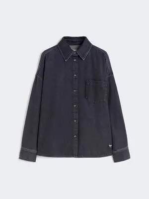 Max Mara Cotton Denim Oversized Shirt