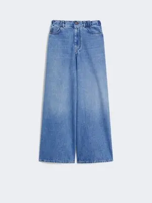 Max Mara Wide Cotton Denim Jeans