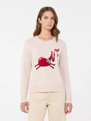 Max Mara Inlay-detail Cashmere Sweater