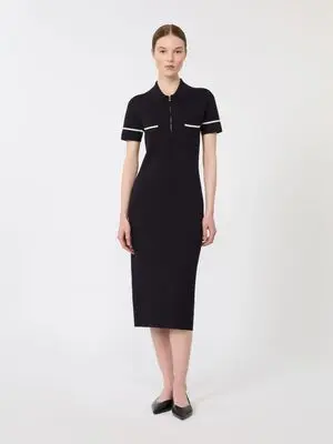 Max Mara Stretch Viscose Sheath Dress