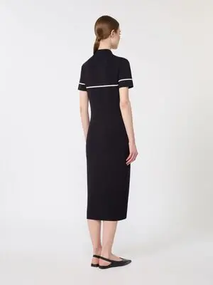Max Mara Stretch Viscose Sheath Dress