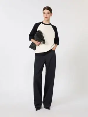 Max Mara Stretch Viscose Boxy Sweater