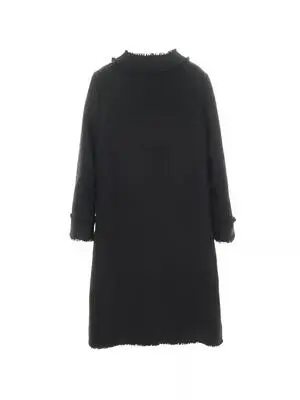 Dolce & Gabbana 2000s Dg Logo-button Single-breasted Tweed Coat
