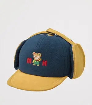 MIKI HOUSE Embroidered Pilot Cap