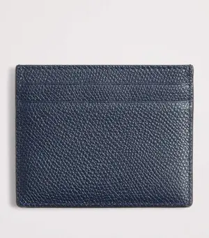 Valentino Garavani Leather Vlogo Signature Card Holder - Blue