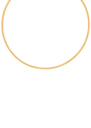 ASTRID & MIYU Snake Chain 18k-plated Necklace - Gold