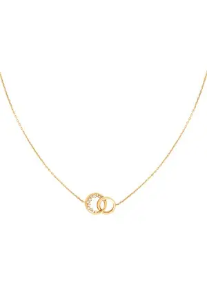 ASTRID & MIYU Spiral Pendant Necklace - Gold