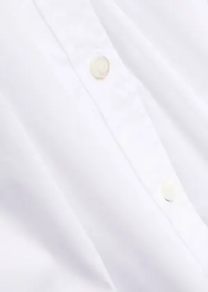 Veronica Beard Bays Frill Cotton-blend Poplin Shirt