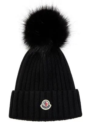 Women's Moncler Black Hats