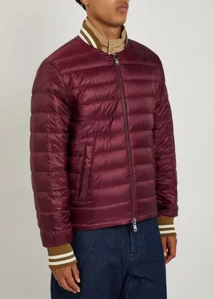 Moncler Reversible Padded Woven Bomber Jacket