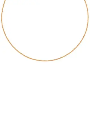 ASTRID & MIYU Curb Chain 18k-plated Necklace - Gold