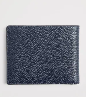Valentino Garavani Leather Vlogo Signature Bifold Wallet - Blue