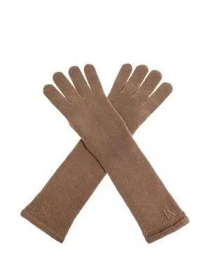 Max Mara Cashmere Gloves - Brown