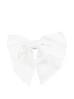 Maje Bow Hair Clip - White