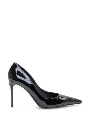 Dolce & Gabbana Patent Leather Decollete - Black