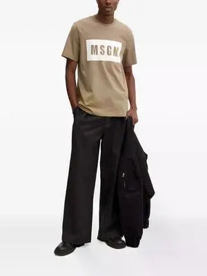 MSGM Logo-print T-shirt