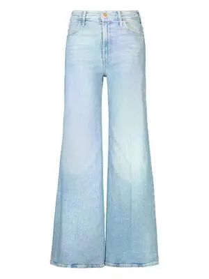 MOTHER Hustler Roller Sneak Jeans - Blue