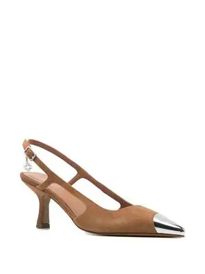 Maje Suede Pumps - Brown