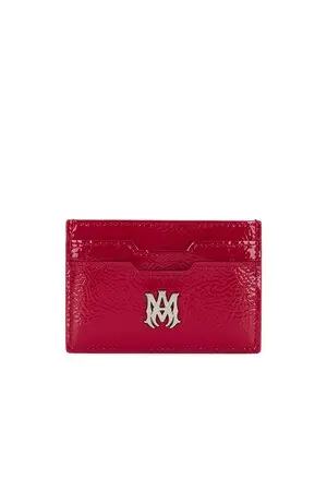 Amiri Ma Card Holder - Red Rose