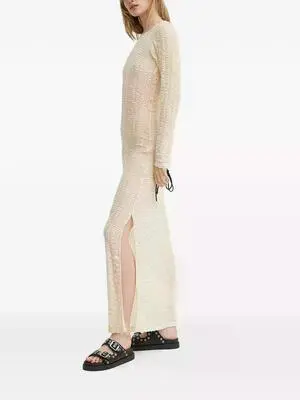 RÉSUMÉ Gathered Open-back Maxi Dress