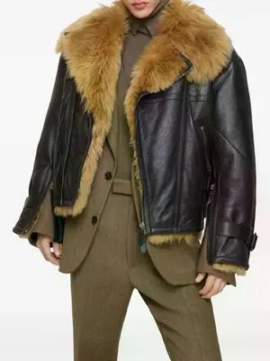 Burberry Shearling-collar Jacket