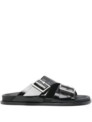 Alohas Silver Tone Sandals For Women
