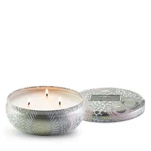 Voluspa Tahitian Coconut Vanilla 3 Wick Tin Candle - No Color