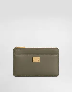 Dolce & Gabbana Plongé Calfskin Card Holder - Green