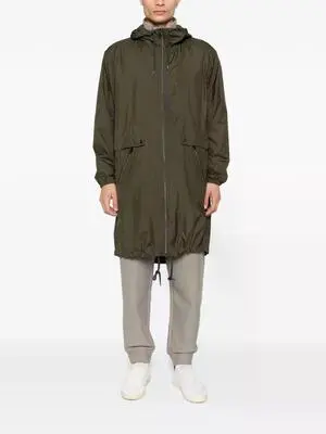 Herno Hooded Long Windbreaker