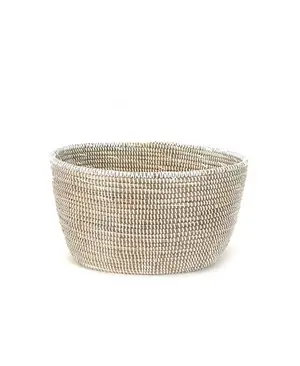 MBARE Oval Storage Basket Monochrome - White