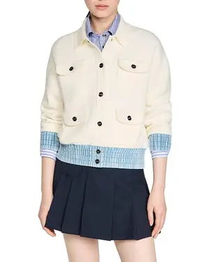 Sandro Collared Cardigans For Women