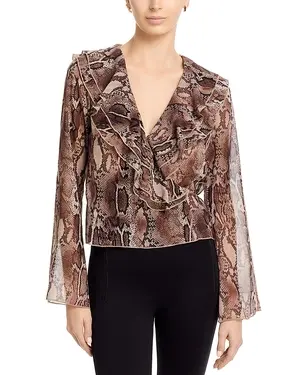 WAYF Sylvia Wrap Top